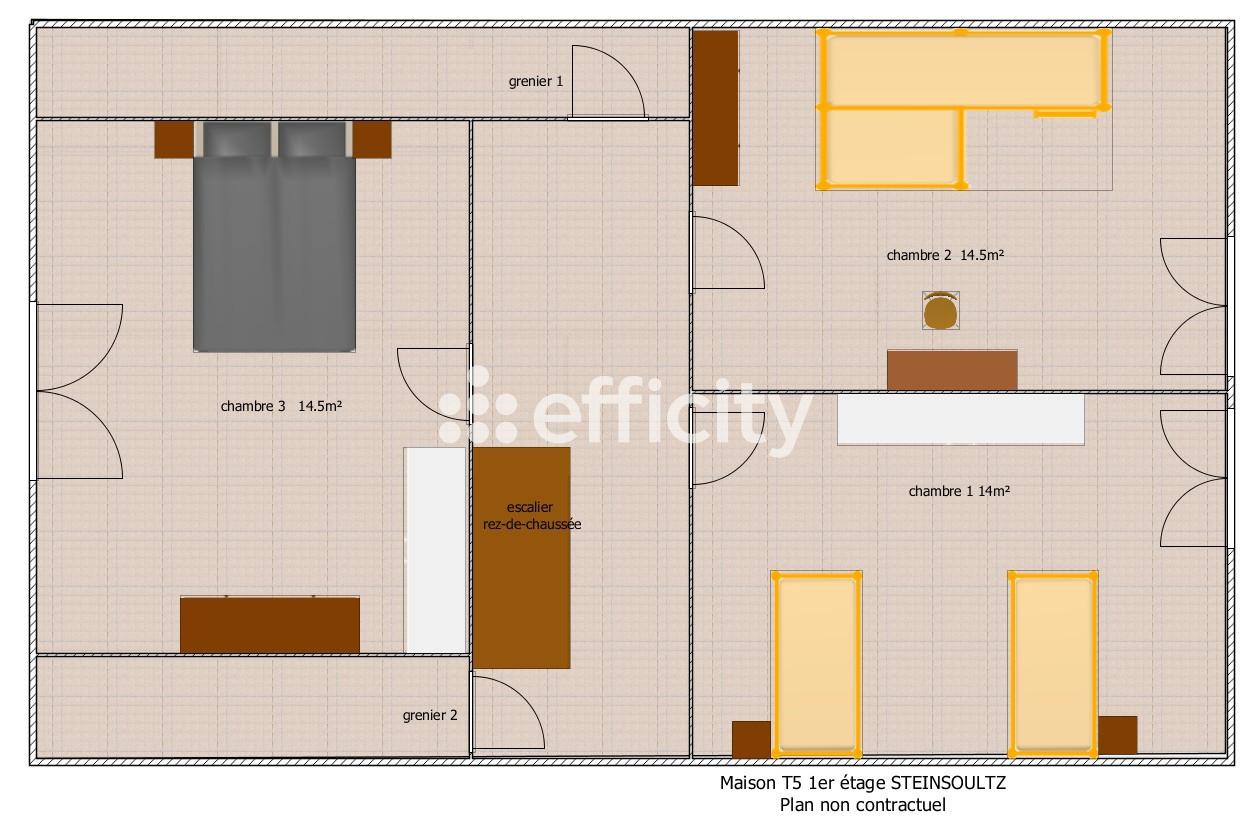 Achat maison 126 m2 Steinsoultz (68640), 5 pièces - 175 000